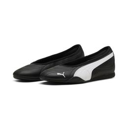 Puma Damen Ballerina "Catch Soleil Ballerinas Damen", Gr. 38,5schwarz, wei&szlig;, Obermaterial: Textil, Synthetik, Leder. Futter: Textil. Innensohle: