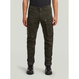 G-Star Raw Cargohose G-STAR "Rovic Zip 3D Straight Tapered Pant", Herren, Gr. 29, L&auml;nge 32, asfalt, Obermaterial: 97% Baumwolle, 3% Elasthan, Hosen Cargohose