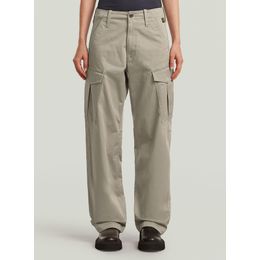 G-Star Raw Cargohose G-STAR "Loose Cargohose", Damen, Gr. 28, elephant skin, Obermaterial: 97% Baumwolle, 3% Elasthan, Hosen Cargohose