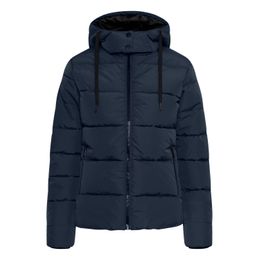 Winterjacke oxmo "Winterjacke OXSofina", Damen, Gr. L, blau (total eclipse), Obermaterial: 100% Polyester PES., Jacken Winterjacke