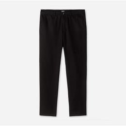 Chinohose OLYMP "HOUSTON", Herren, Gr. 34, L&auml;nge 32, schwarz, Web, Obermaterial: 67% Baumwolle, 24% Lyocell, 7% Polyester, 2% Elasthan, unifarben, lang, Hosen Chinohose, modern fit