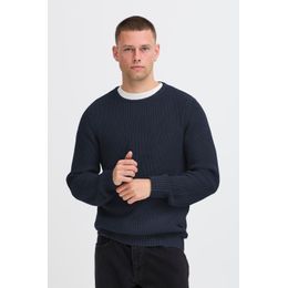 Strickpullover Blend "BHDeno", Herren, Gr. M, salute, Grobstrick, 50% Baumwolle, 50% Polyacryl, unifarben, normal normal, Rundhals, Pullover Strickpullover, Klassischer Grobstrickpullover mit Rundhalsausschnitt