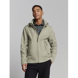 Kurzjacke NO EXCESS "NO EXCESS Jacke mit abnehmbarer kapuze", Herren, Gr. 3XL, gr&uuml;n (pastellgruen), 100% Polyester, Jacken Kurzjacke