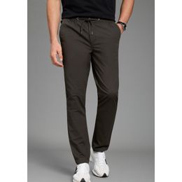 Schlupfhose Bruno Banani, Herren, Gr. 3XL, N-Gr, anthrazit, Web, Obermaterial: 98% Alpaka, 2% Elasthan, unifarben, bequem lang, Hosen Schlupfhose, aus Alpaka und Elasthan, gerades Bein