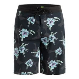 Boardshorts Quiksilver "Everyday Straight 20", Herren, Gr. 30S, schwarz (schwarz fallen blossom), Obermaterial: 100% Microfaser;, Hosen
