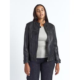 Lederjacke Maze "42021313", Damen, Gr. 46, schwarz, Obermaterial: 100% Lammleder; Futter: 100% Baumwolle; &Auml;rmelfutter: 100% Polyester, Jacken