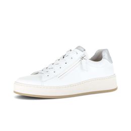 Sneaker Gabor "Sneaker low", Damen, Gr. 43, wei&szlig;, Schuhe Sneaker