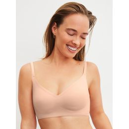 Soft-BH Calida "Natural Skin", Damen, Gr. M (44/46), N-Gr, rose teint, Interlock, Obermaterial: 81% Modal, 19% Elasthan, BHs Soft-BH, mit herausnehmbaren Pads, Interlock-Qualit&auml;t, atmungsaktiv