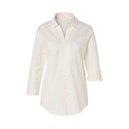 Tchibo - Piqu&eacute;-Jerseybluse - Damen - Gr. 46 - creme
