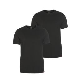 Levi's T-Shirt LEVI'S, Herren, Gr. XXL, schwarz, Obermaterial: 100% Baumwolle, unifarben, Rundhals, Shirts T-Shirt