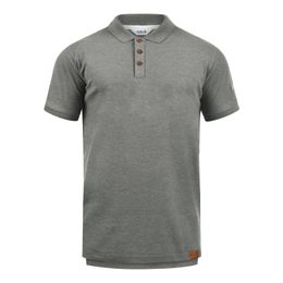 !Solid Poloshirt SOLID "Poloshirt SDTripPolo", Herren, Gr. M, grau (grau mel), Obermaterial: 60% Baumwolle CO. 40% Polyester PES., Shirts