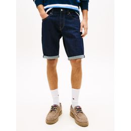 Shorts Tommy Jeans "RONNIE", Herren, Gr. 36, N-Gr, denim schwarz, Denim/Jeans, Obermaterial: 99% Baumwolle, 1% Elasthan, unifarben, regular fit kurz, Hosen Shorts, Regular fit mit praktischen Taschen