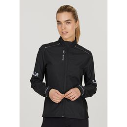 Laufjacke ELITE LAB, Damen, Gr. 38, schwarz, 90% Polyester, 10% Elasthan, unifarben, normal, ohne Ausschnitt, Jacken, mit Reflektoren