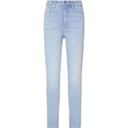 Skinny-fit-Jeans Calvin Klein Jeans, Damen, Gr. 28, L&auml;nge 32, watercourse, Denim/Jeans, Obermaterial: 80% Baumwolle, 12% Polyester, 6% Elastomultiester, 2% Elasthan, skinny fit lang, Jeans, skinny fit