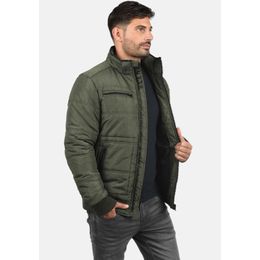 Winterjacke Blend "BHBoris", Herren, Gr. L, gr&uuml;n (peat gr&uuml;n), 65% Nylon, 35% Polyester, regular fit normal, ohne Ausschnitt, eingesetzt Rippb&uuml;ndchen, Jacken Winterjacke, Warme Jacke mit abnehmbarer Kapuze