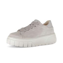 Sneaker Gabor "Sneaker low", Damen, Gr. 37,5, beige, Schuhe Sneaker