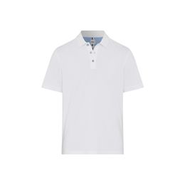 Poloshirt Brax "Poloshirt Pete 1er Pack", Herren, Gr. L, wei&szlig;, Obermaterial: 96% Baumwolle CO. 4% Elasthan EL., Shirts