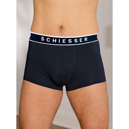 Panty Schiesser, Herren, Gr. 4, 3 Stk., schwarz, 95% Baumwolle, 5% Elasthan, Unterhosen Panty