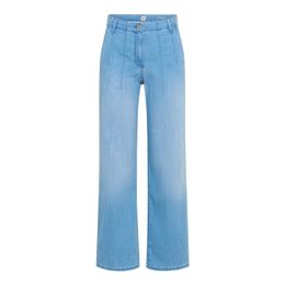 5-Pocket-Jeans Brax "Style MAINE S", Damen, Gr. 38K (19), Kurzgr&ouml;&szlig;en, hellblau, Denim/Jeans, 75% Baumwolle, 17% Polyester, 5% Elastomultiester, 3% Elasthan, Jeans 5-Pocket-Jeans