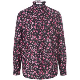 Peter Hahn - Bluse, schwarz, Gr. 40 / M - Baumwolle