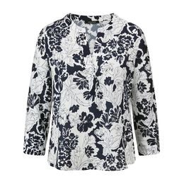Peter Hahn - Bluse, blau, Gr. 52 / XXL