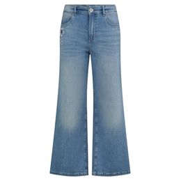 Peter Hahn - Wide Fit-7/8-Jeans, denim, Gr. 24 - Baumwolle