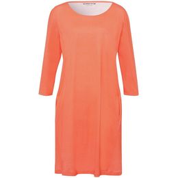Green Cotton - Jersey-Kleid Emma, orange, Gr. 38 / S - Baumwolle