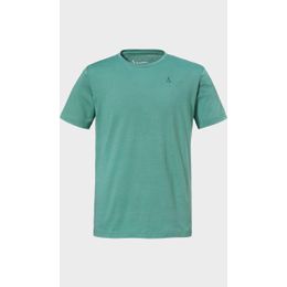 Sch&ouml;ffel Funktionsshirt SCH&Ouml;FFEL "T Shirt Hohberg M", Herren, Gr. 48, 6405, gr&uuml;n, Oberstoff: 60% Baumwolle, 40% Polyester, Rundhals, Shirts Funktionsshirt