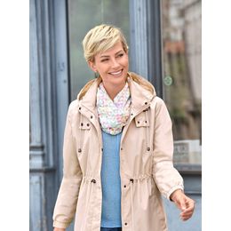 Langjacke Classic Basics, Damen, Gr. 52, grau (stein), 100% Polyester, unifarben, Jacken Langjacke