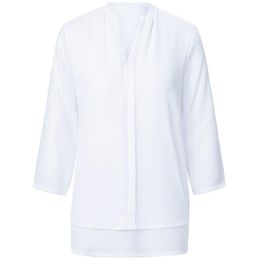 Peter Hahn - Blusen-Shirt mit 3/4-Arm, weiss, Gr. 46 / L