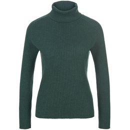 Peter Hahn - Rollkragen-Pullover aus 100% Schurwolle-Merino, gr&uuml;n, Gr. 38 / S - Schurwolle
