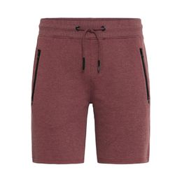 !Solid Sweatshorts SOLID "Sweatshorts SDTaras", Herren, Gr. XXL, N-Gr, rot (wine r mel), Obermaterial: 60% Baumwolle CO. 40% Polyester PES., Hosen Sweatshorts