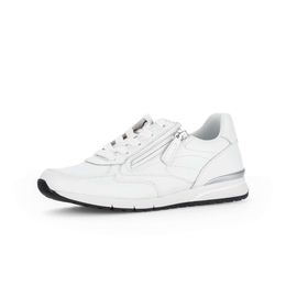 Sneaker Gabor "Sneaker low", Herren, Gr. 37,5, wei&szlig;, Schuhe Sneaker