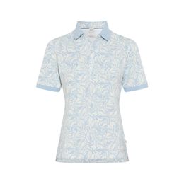 Poloshirt Brax "Style CLEO S", Damen, Gr. 36, bleu, 97% Baumwolle, 3% Elasthan, Shirts