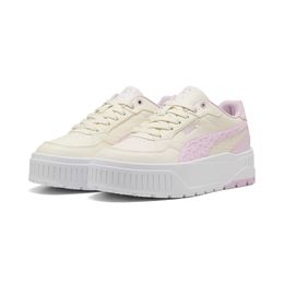 Sneaker Puma "Karmen II Idol With Love Sneakers Damen", Damen, Gr. 35,5, frosted ivory pearl pink wei&szlig;, Obermaterial: Synthetik, Textil; Futter: Textil; Innensohle: Textil; Laufsohle: Gummi, Schuhe Sneaker