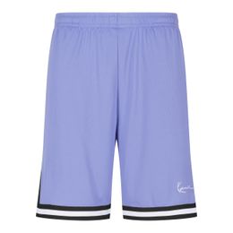 Shorts Karl Kani "Karl Kani Herren", Herren, Gr. S, US-Gr&ouml;&szlig;en, lila, 100% Polyester, loose fit, Hosen Shorts