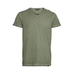 !Solid V-Shirt SOLID "V-Shirt SDConley", Herren, Gr. L, gr&uuml;n (climbing ivy), Obermaterial: 100% Baumwolle CO., Shirts