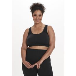 Sport-BH Q BY ENDURANCE "ROSA SEAMLESS", Damen, Gr. 44/46, schwarz, 92% Polyamid, 8% Elasthan, unifarben, BHs Sport-BH, mit komfortablen Halt ohne einzuschneiden