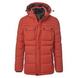Steppjacke Casamoda "Casamoda Steppjacke uni", Herren, Gr. 4XL, rot, 100% Polyester, Jacken Steppjacke