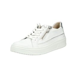 Sneaker Legero "Legero Sneaker Glattleder", Damen, Gr. 37,5, wei&szlig;, Glattleder, Schuhe Sneaker