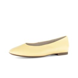 Ballerina Gabor "Eleganter Ballerina", Damen, Gr. 38, gelb, Schuhe Ballerina