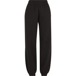 Jogginghose Urban Classics "Urban Classics Ladies Basic Essential Sweatpants", Damen, Gr. XL, US-Gr&ouml;&szlig;en, schwarz, 70% Baumwolle, 30% Polyester, unifarben, normal, Hosen Jogginghose