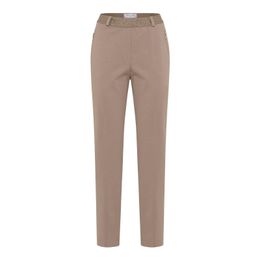 Chinohose RAPHAELA BY Brax "Style CILLY", Damen, Gr. 42, Normalgr&ouml;&szlig;en, taupe, 53% Baumwolle, 38% Polyamid, 9% Elasthan, Hosen Chinohose