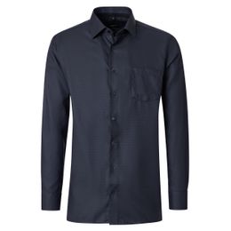Businesshemd Venti "Venti Businesshemd uni", Herren, Gr. 41, Normalgr&ouml;&szlig;en, schwarz, 100% Baumwolle, unifarben, comfort fit, Hemden