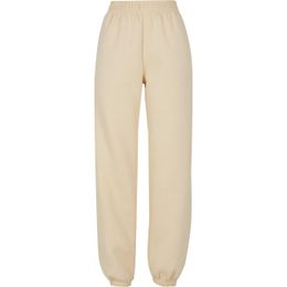 Jogginghose Urban Classics "Urban Classics Ladies Basic Essential Sweatpants", Damen, Gr. XXL, US-Gr&ouml;&szlig;en, sand, 70% Baumwolle, 30% Polyester, unifarben, normal, Hosen Jogginghose