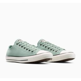 Sneaker Converse "CHUCK TAYLOR ALL STAR", Damen, Gr. 37,5, mountain teal, egret, schwarz, Leder, Schuhe Sneaker