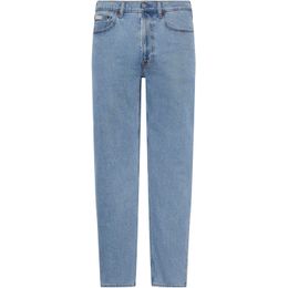 Gerade Jeans Calvin Klein Jeans "STANDARD STRAIGHT", Herren, Gr. 32, L&auml;nge 32, adam lt stone, Denim/Jeans, Obermaterial: 98% Baumwolle, 2% Elasthan, unifarben, straight fit lang, Jeans, Regular fit mit gerader Beinform