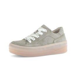 Sneaker Gabor "Sneaker low", Damen, Gr. 40, gr&uuml;n, Schuhe Sneaker