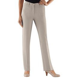 Webhose CLASSIC, Damen, Gr. 44, Normalgr&ouml;&szlig;en, grau (stein), 95% Polyester, 5% Elasthan, unifarben, lang, Hosen