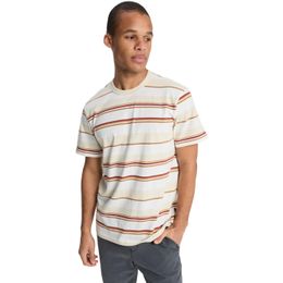 Sporttop Quiksilver "Lekoni Stripe", Herren, Gr. L, bone wei&szlig; lekoni stripe, Obermaterial: 100% Walkfrottier;, Tops Sporttop
